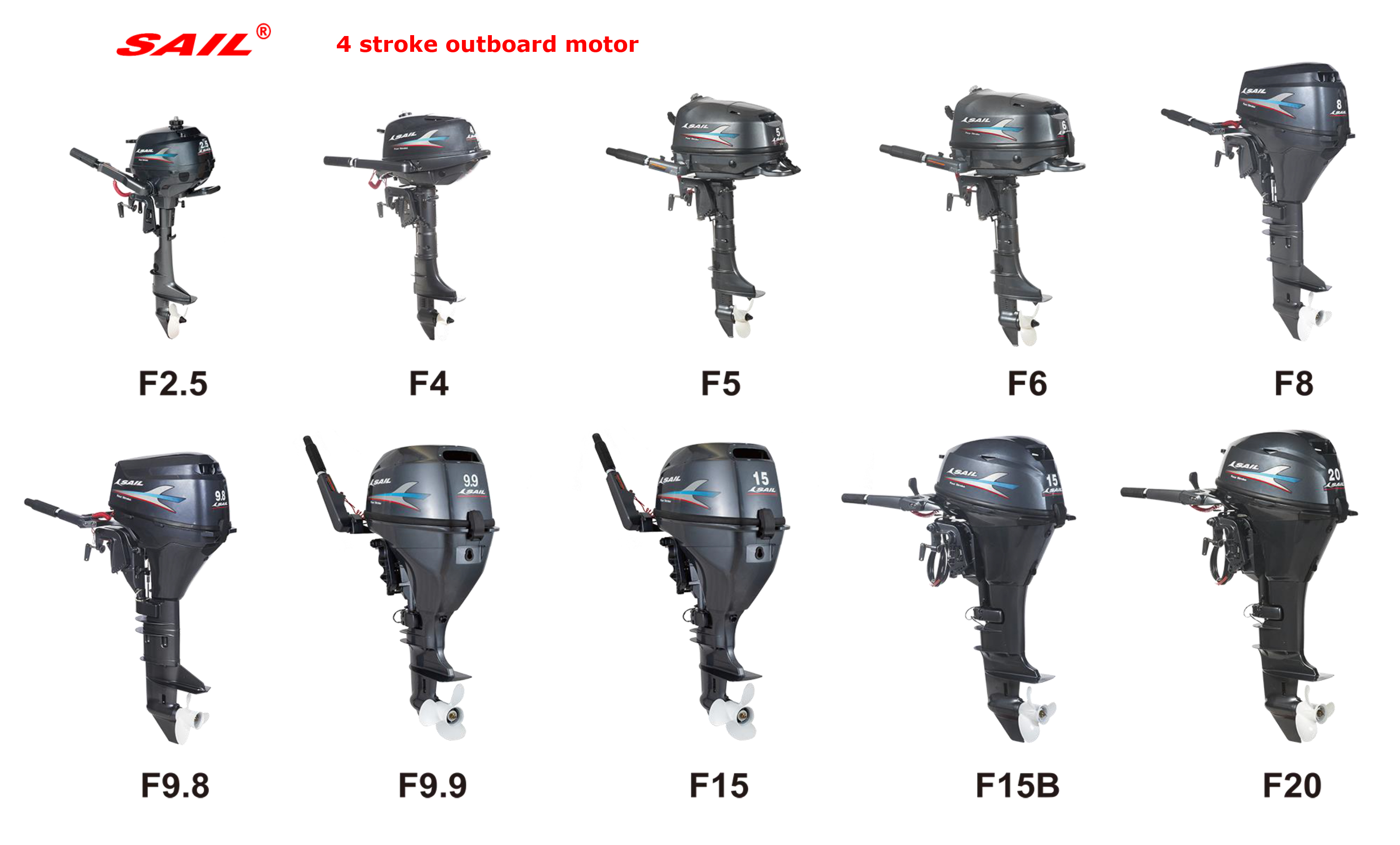 Sail F6.5 HP ΜΕ ΜΙΖΑ ΤΕΤΡΑΧΡΟΝΟ - BOATNOMIKOS